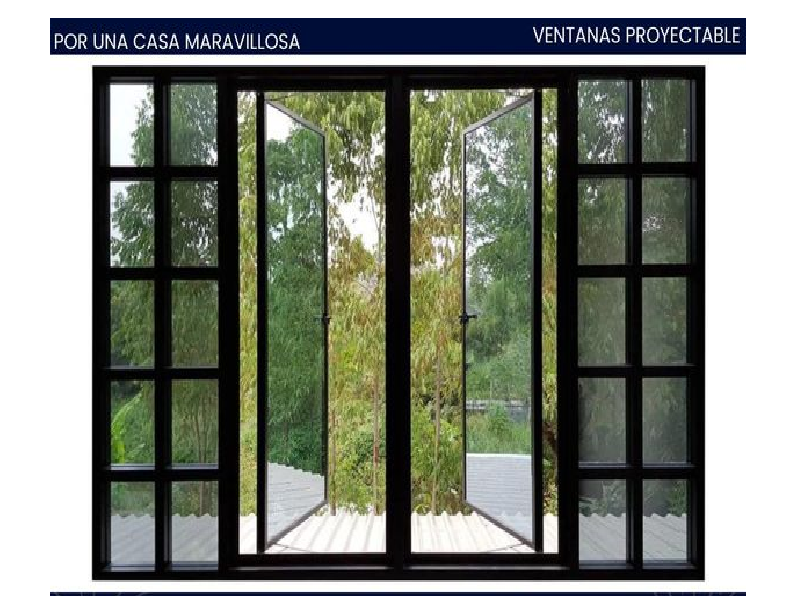 Ventana Proyectable Ecuador : Alutec - Aluminio y Vidrio | Construex